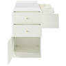 Latitude Run® Modern Luxury Multi-Functional Island Vanity Dresser and Storage Cabinet with ...